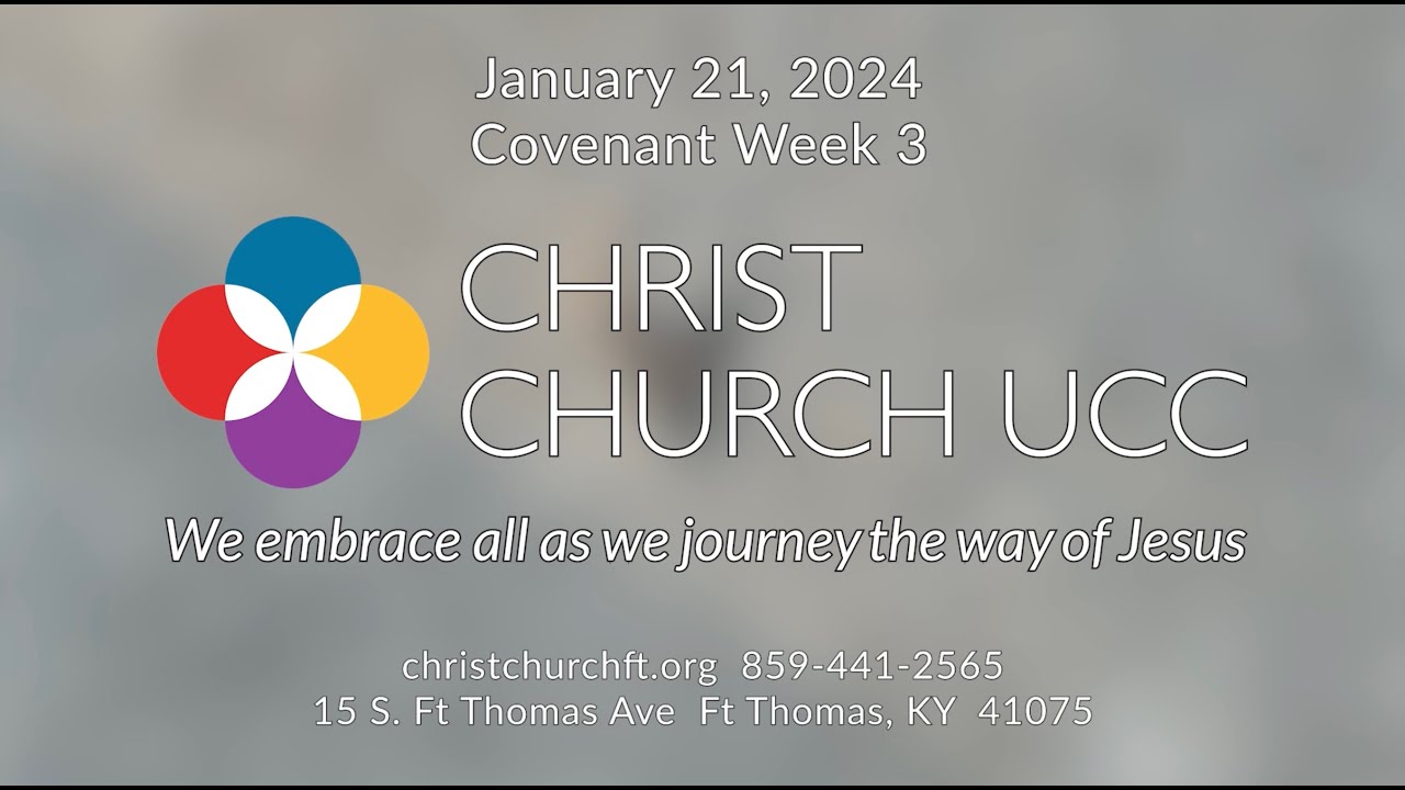 January 21, 2024 - Covenant Week 3 - YouTube