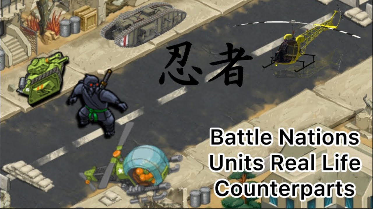Battle Nations Units Real Life Counterparts - YouTube