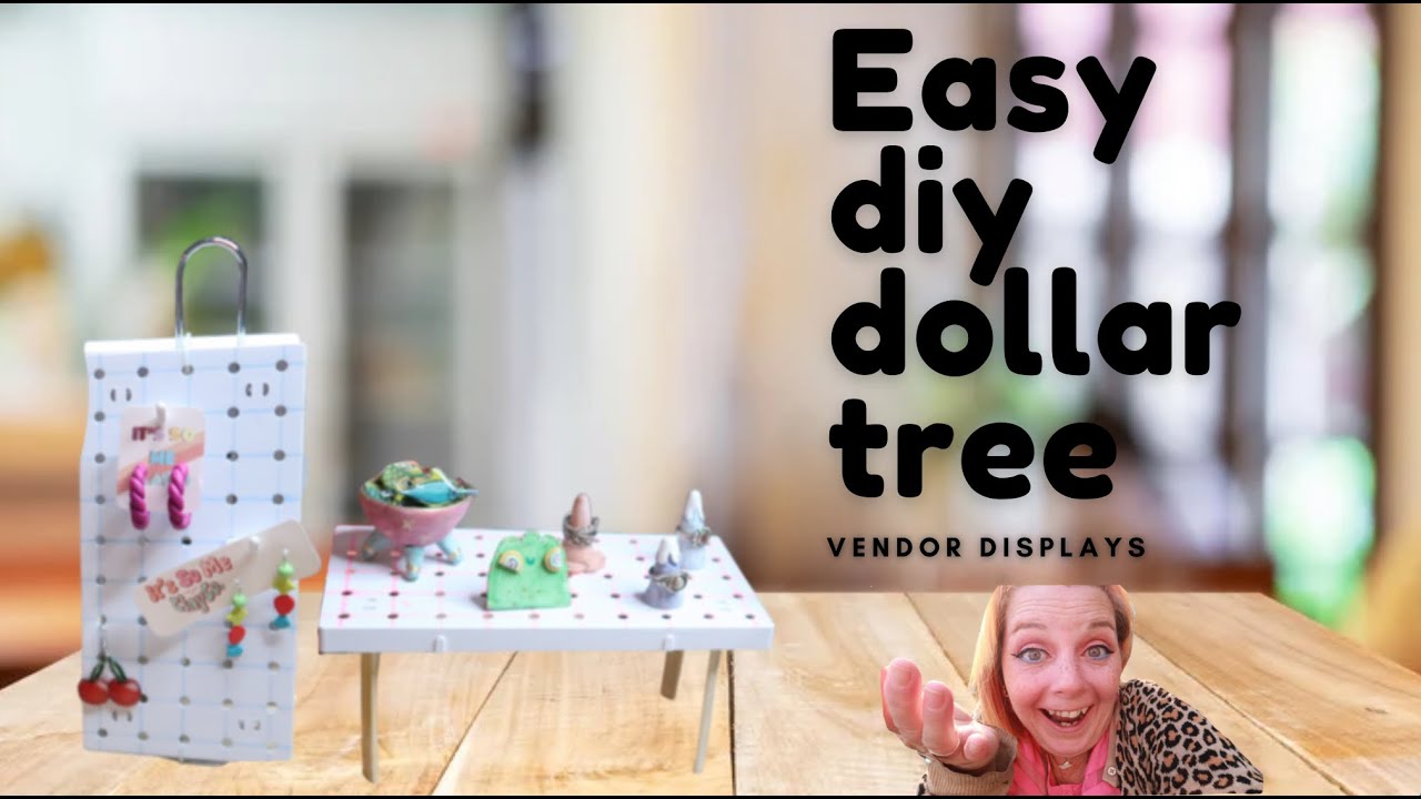 DOLLAR TREE VENDOR DISPLAY DIY - YouTube