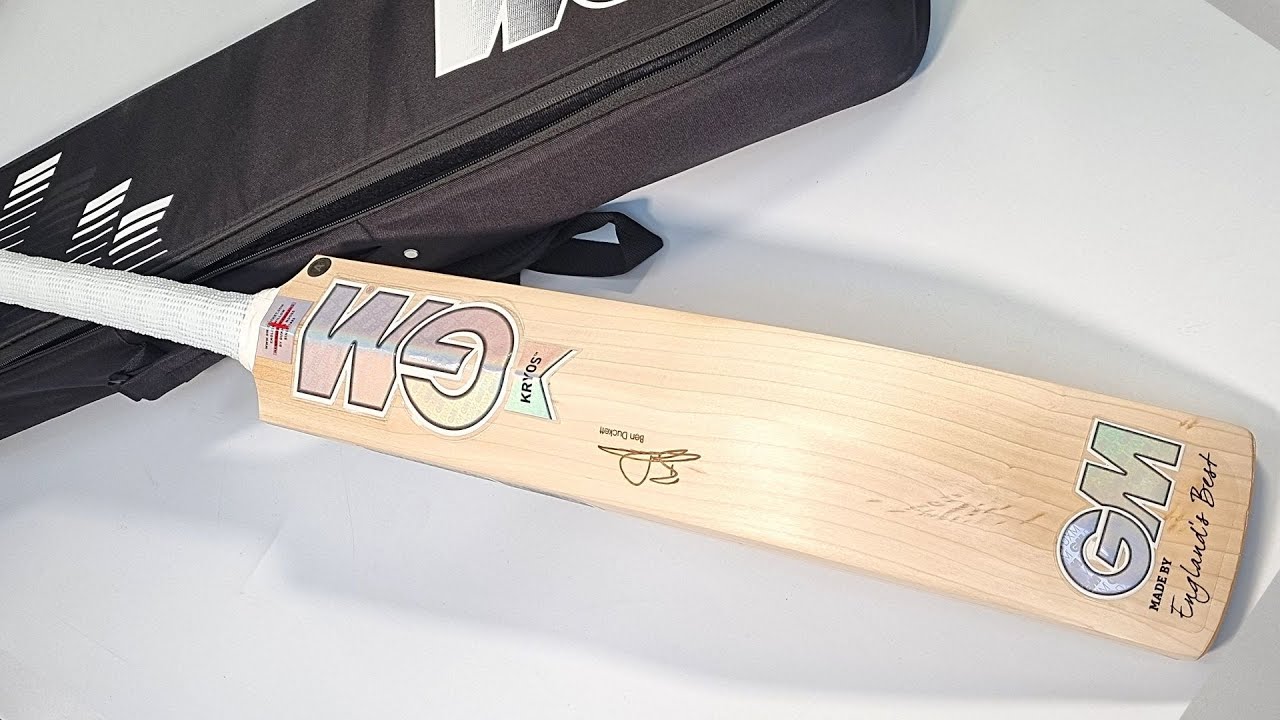 GM KRYOS BEN DUCKETT PLAYERS EDITION CRICKET BAT REVIEW - YouTube