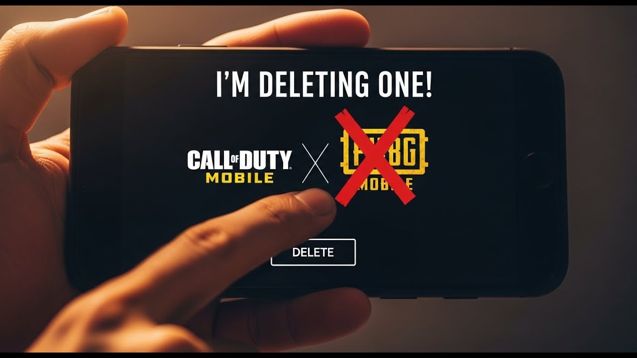 I'm Deleting One... Forever. (PUBG Mobile vs COD Mobile) - YouTube