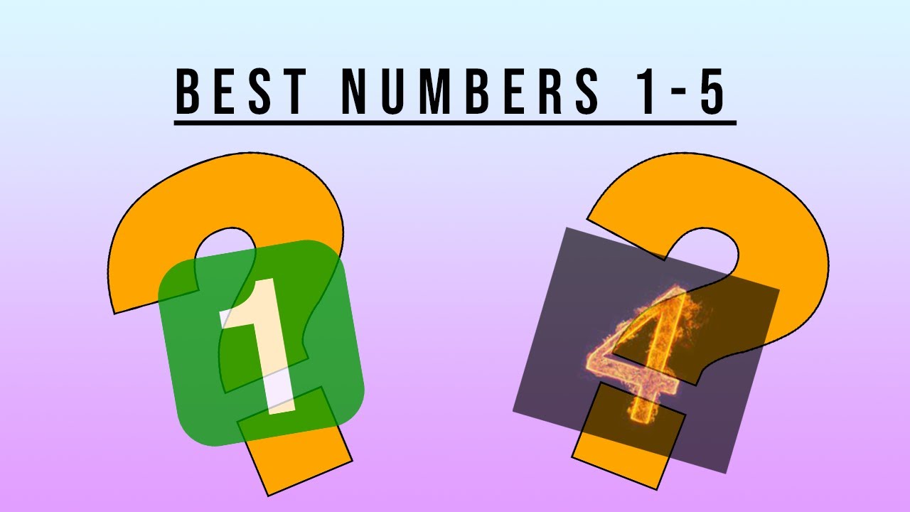 Best Numbers 1 to 5 - YouTube