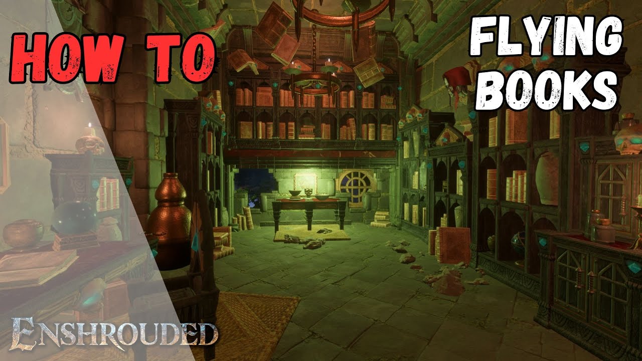 Enshrouded | How to create Flying Books!! - YouTube