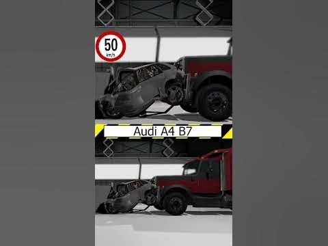 Audi A4 B7 Crash Test - YouTube