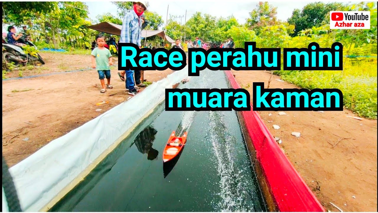 RACE PERAHU MINI / KETINTING MINI di MUARA KAMAN KUTAI KARTANEGARA ...