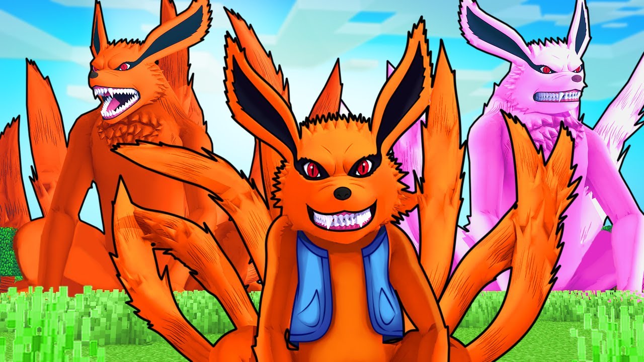 A FAMÍLIA da KURAMA no MINECRAFT NARUTO - YouTube