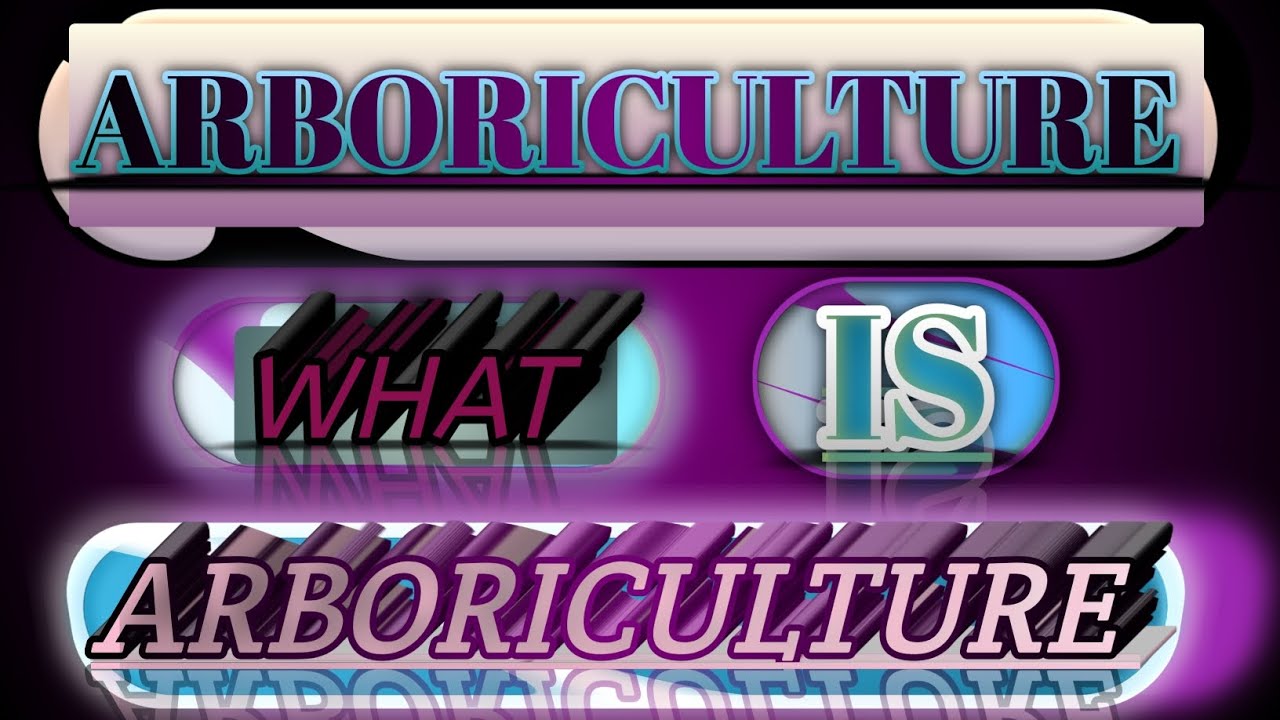 What is Arboriculture | आर्बोरिकल्चर क्या है |Arboriculture Definition ...