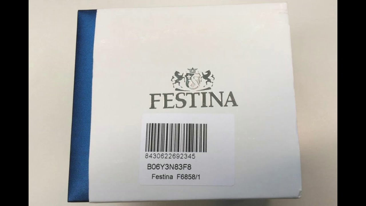 Festina F6858/1 automatic– un open heart cinstit - YouTube