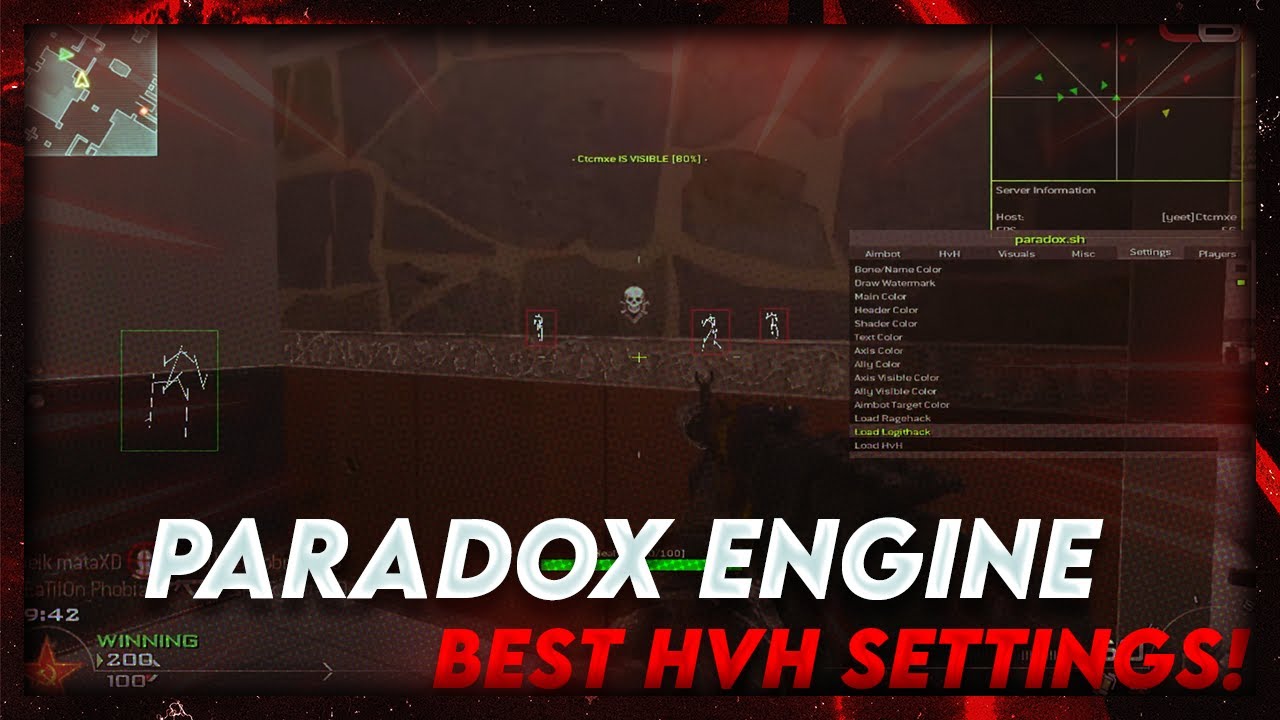 MW2: Paradox Engine v2 | Best HvH Settings! - YouTube