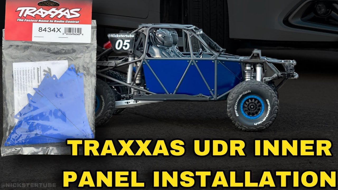 Traxxas UDR Frame/Chassis Panel INSTALLATION | 4k Footage - YouTube