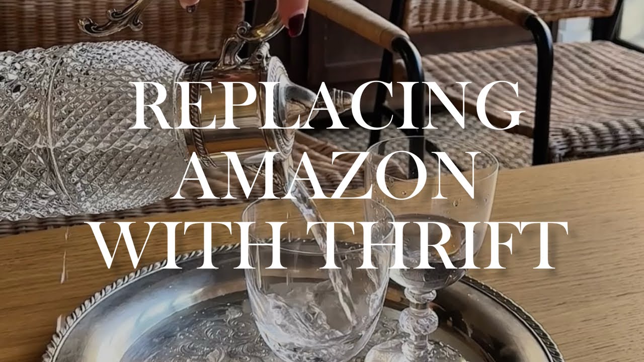 REPLACING AMAZON WITH THRIFT - YouTube