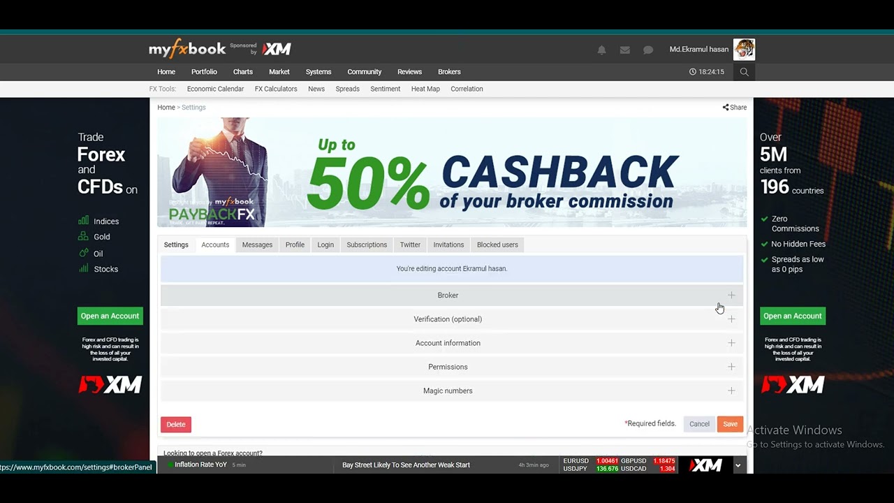 How to unlink your Forex account from myfxbook portfolio 2026 - YouTube