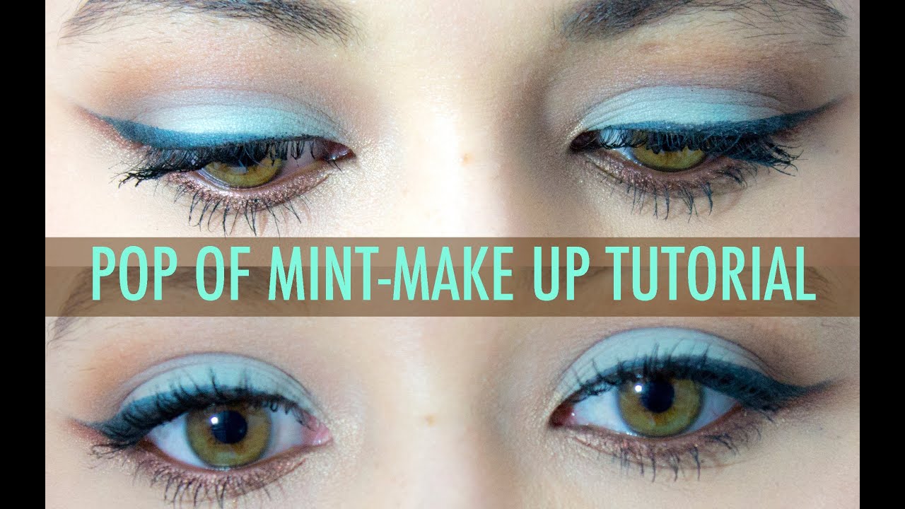 POP OF MINT | MAKEUP TUTORIAL | JK BEAUTY - YouTube