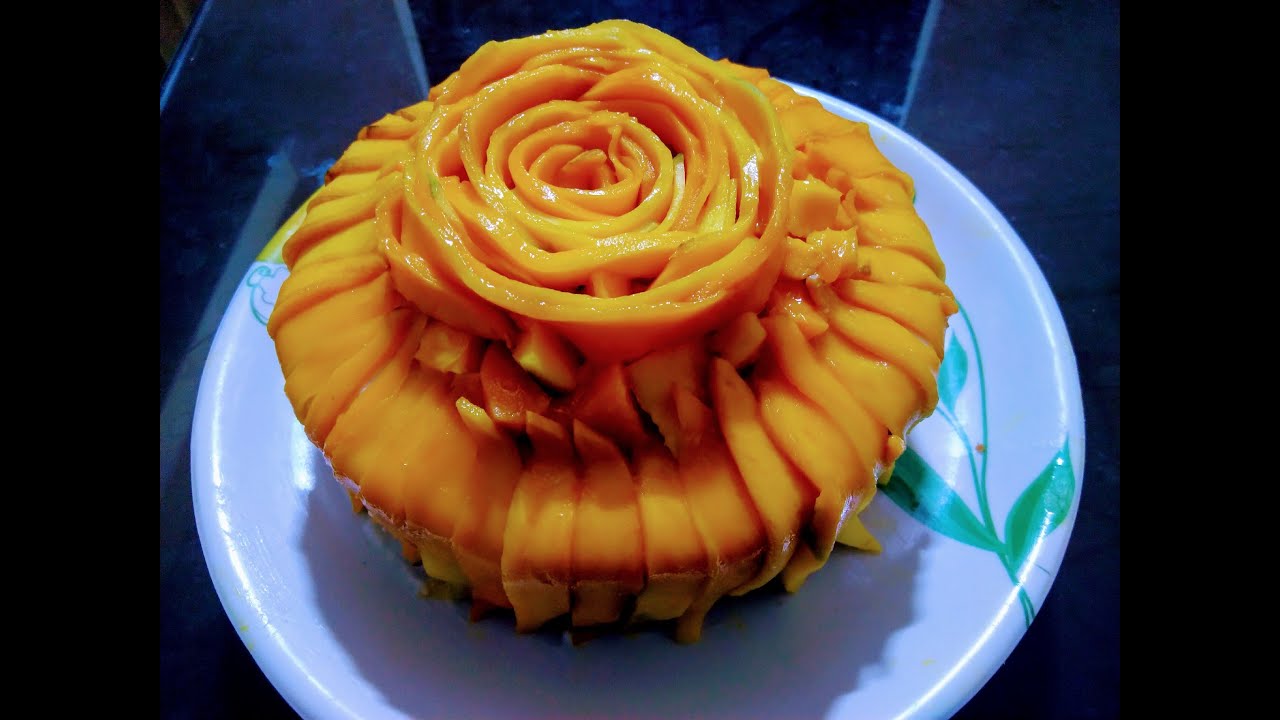 Mango Rose Cake - YouTube
