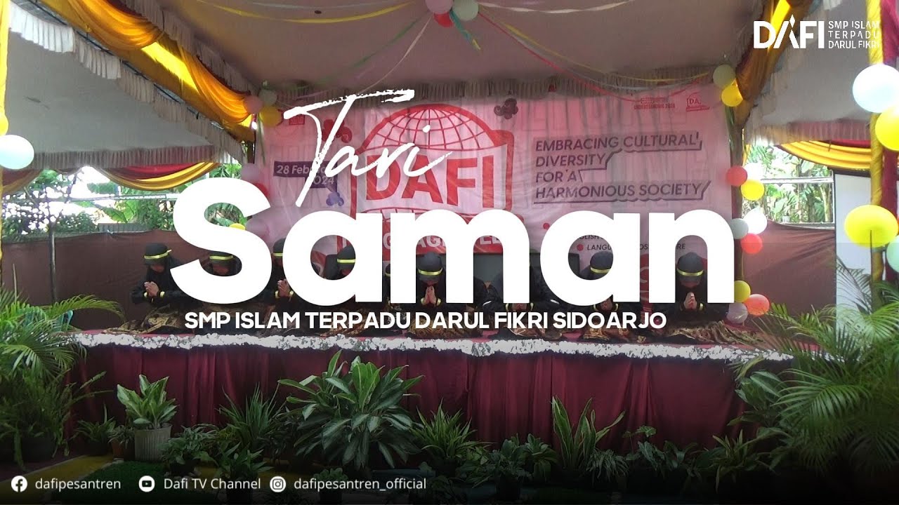 TARI SAMAN SMP DAFI - YouTube