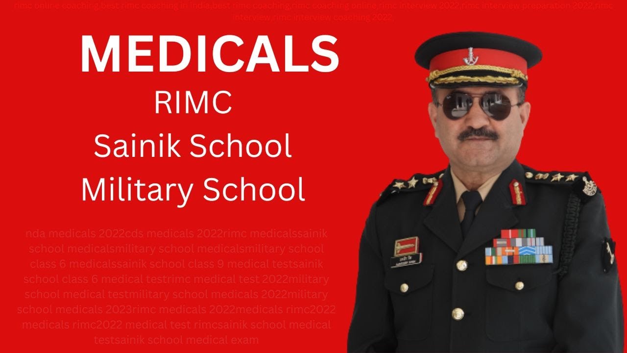 𝐌𝐞𝐝𝐢𝐜𝐚𝐥 𝐆𝐮𝐢𝐝𝐚𝐧𝐜𝐞 𝐟𝐨𝐫 𝐃𝐞𝐟𝐞𝐧𝐜𝐞 𝐄𝐧𝐭𝐫𝐚𝐧𝐜𝐞 𝐄𝐱𝐚𝐦𝐢𝐧𝐚𝐭𝐢𝐨𝐧 || RIMC Sainik School ...