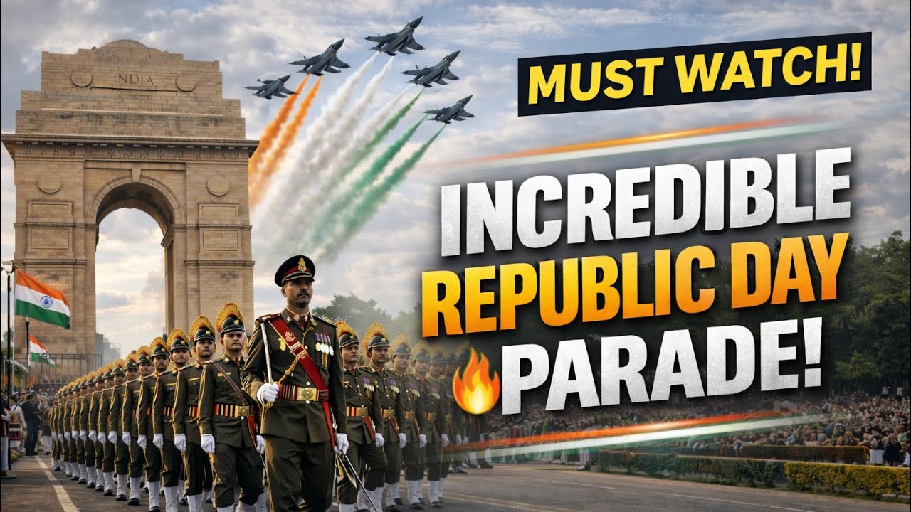 26 Jan Republic Day Parade | Vaibhavamh | Grand Celebration - YouTube