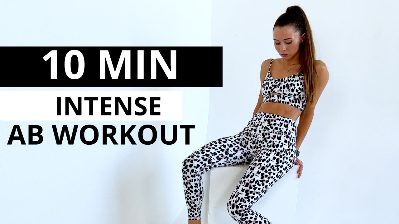 10 MIN INTENSE ABS // DAILY AB WORKOUT // - YouTube