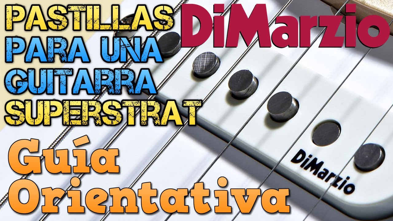 Pastillas DiMarzio para Guitarra SUPERSTRAT: Super Distortion, Tone ...