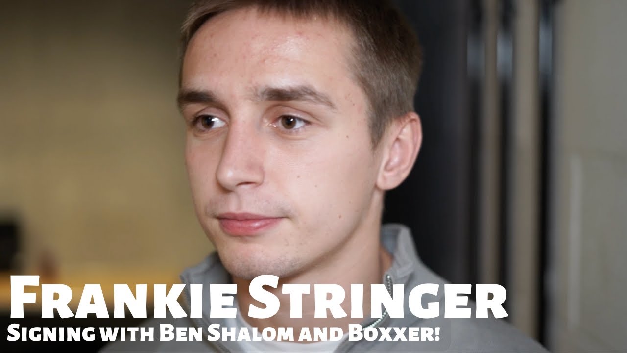 Frankie Stringer talks promotional deal with Ben Shalom and Boxxer! - YouTube