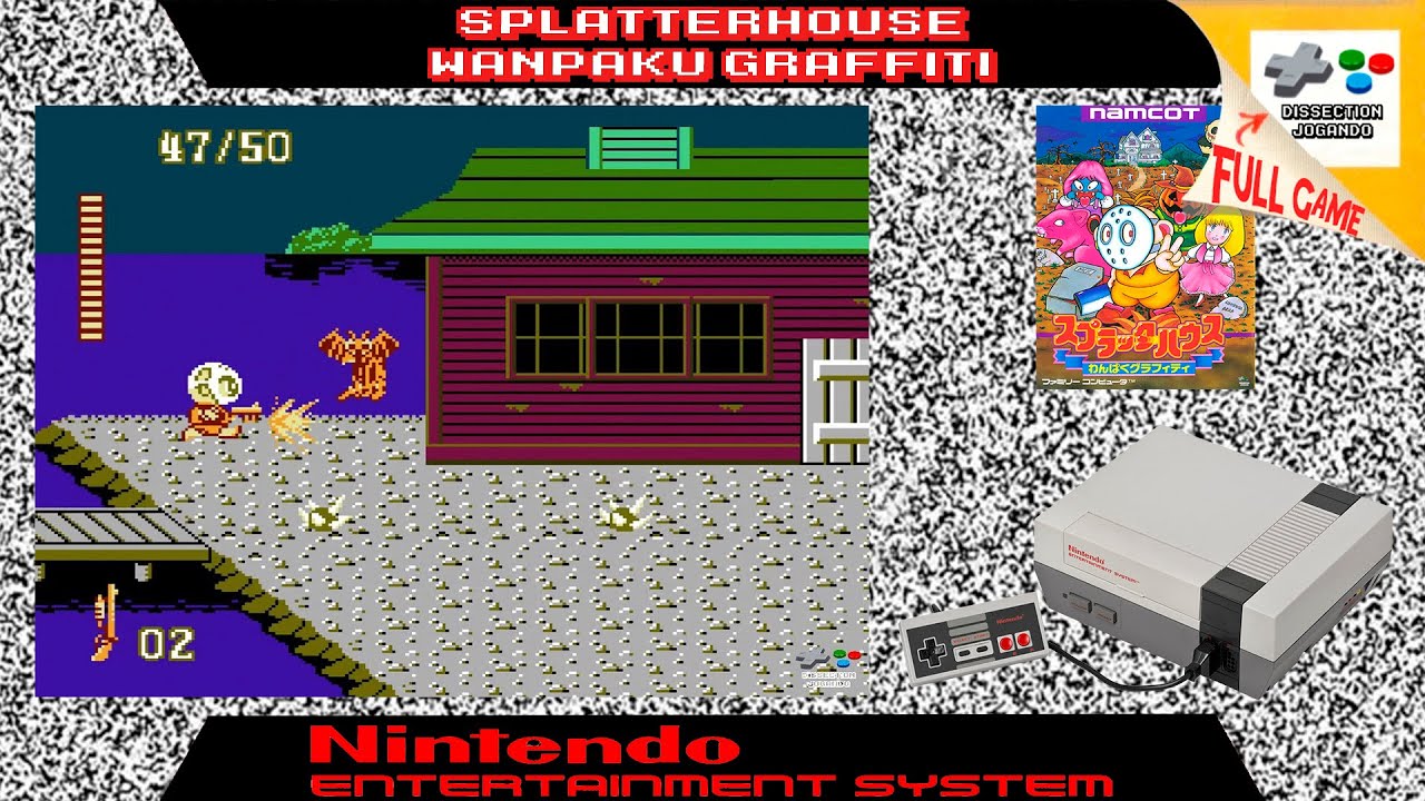 Splatterhouse: Wanpaku Graffiti - Nintendo [Longplay] - YouTube