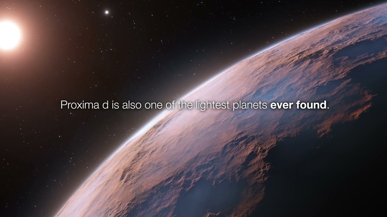 Proxima d: Ultralight Planet Found Next Door - YouTube