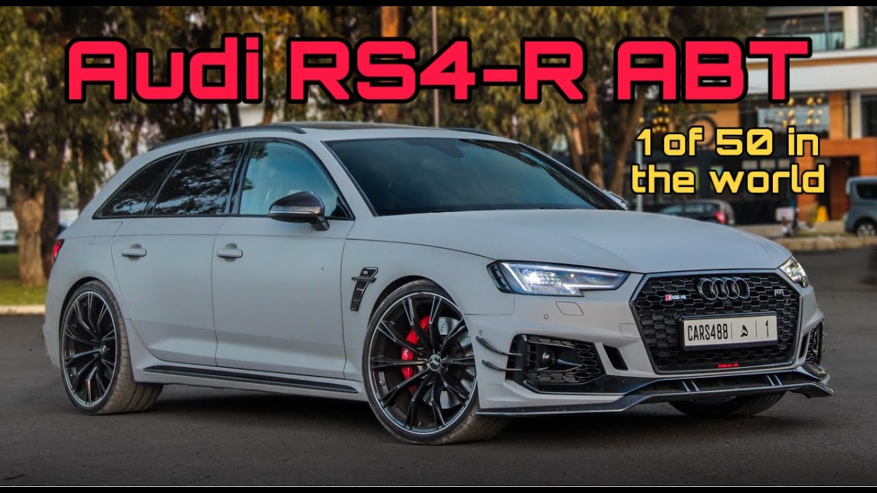 Audi RS4 R ABT 1 of 50 in the world !!! - YouTube
