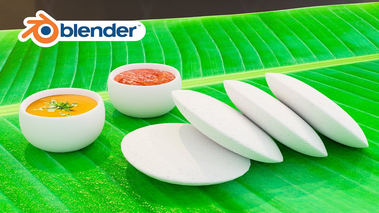 Create an Idli Recipe in Blender - 3D Modeling | @PSDPRO - YouTube