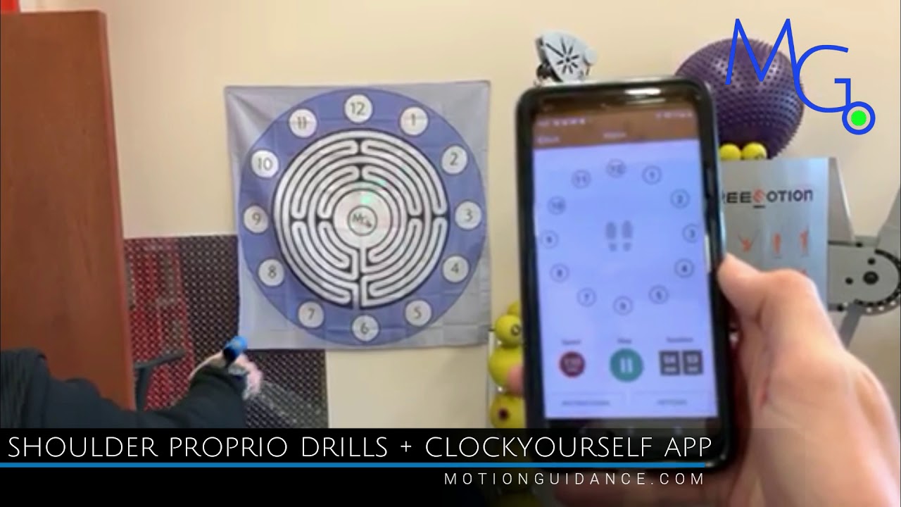 Shoulder proprioception exercise - YouTube