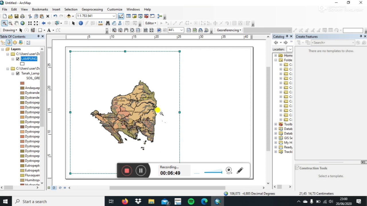 Tutorial Membuat Peta Jenis Tanah - ArcGis - YouTube