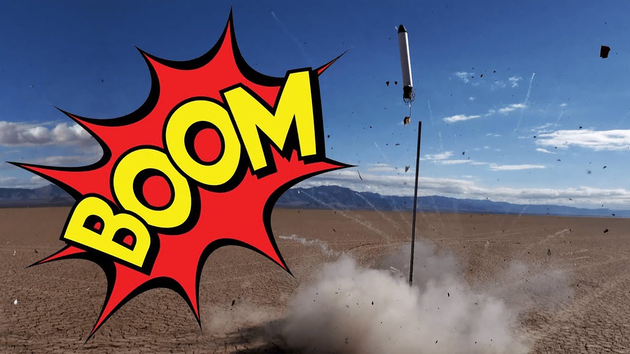 Rocket motor explodes on takeoff CATO - YouTube