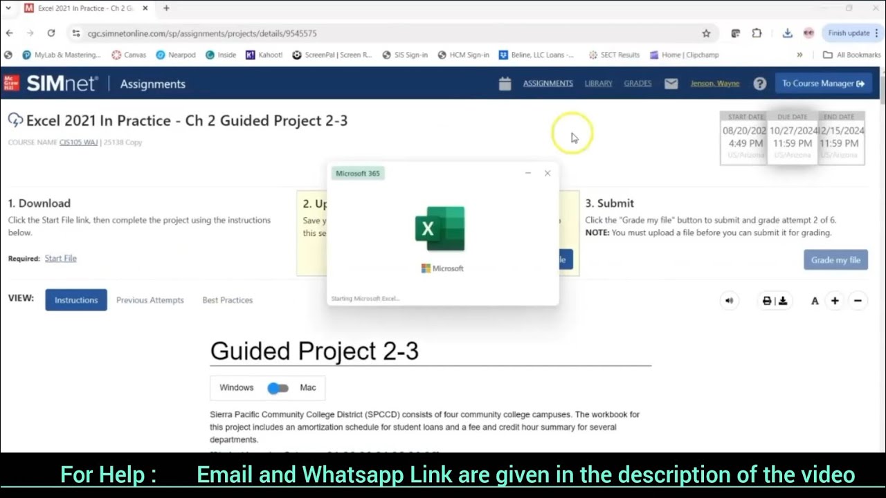 Excel 2024 ( 2021 ) In Practice - Ch 2 Guided Project 2-3 | Spccd-02 ...
