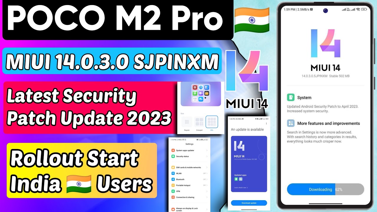 POCO M2 Pro Miui 14.0.3.0.SJPINXM & Latest Security Patch Update ...