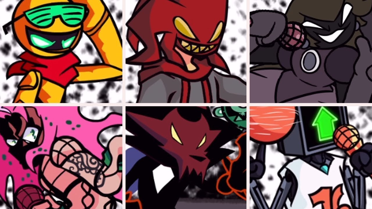 FNF Parasite but Everyone Sings It Different Characters Sing Parasite ...