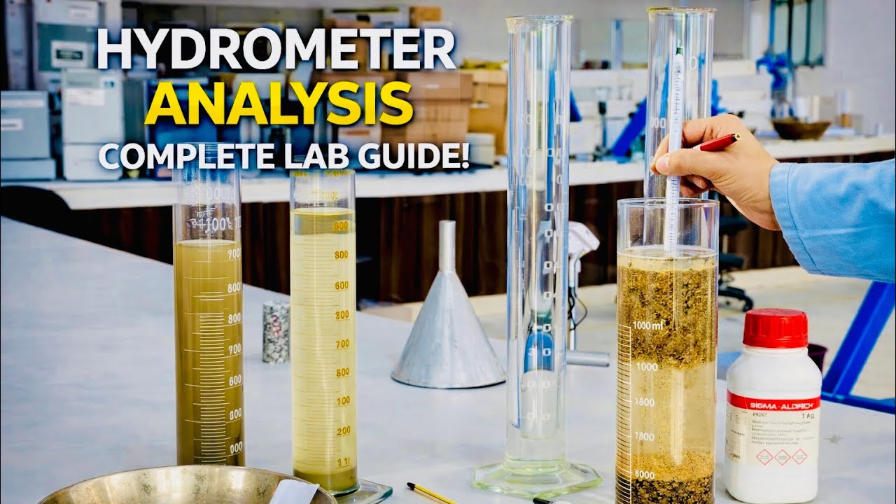 How to Perform Hydrometer Analysis of Soil? |Sedimentation Test in ...