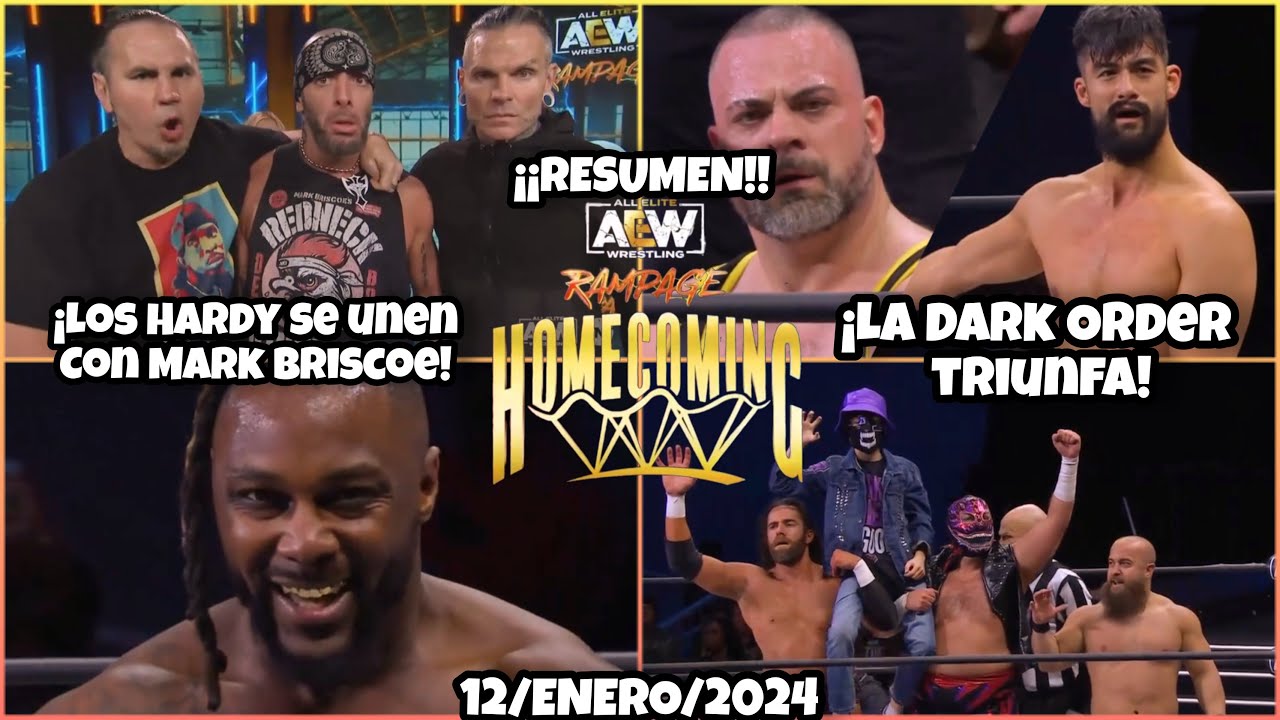 AEW Rampage: Homecoming | 12/Enero/2024 | RESUMEN Y RESULTADOS - YouTube
