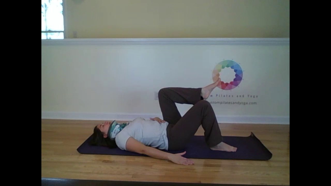 Knee to Chest Pose (Apanasana) - YouTube
