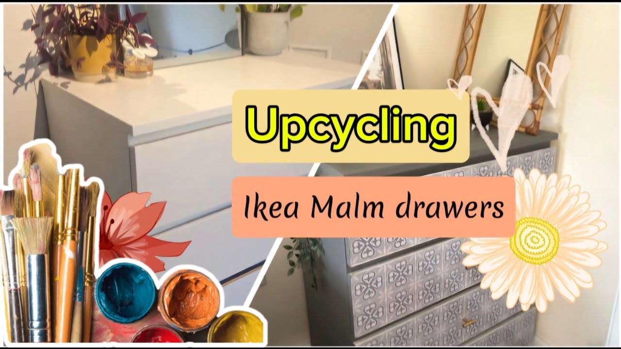 Upcycling Ikea Malm Drawers | Pinterest inspired | DIY ideas - YouTube
