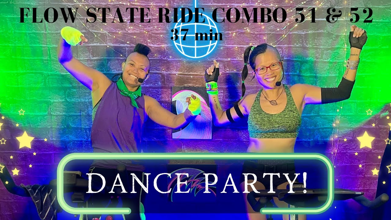 COMBO: DANCE PARTY! (INT/ADV)// FSR #51 & 52 // Indoor Cycling Workout ...