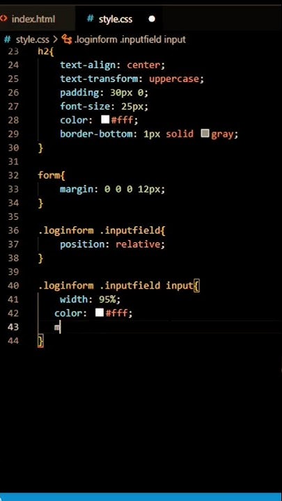 Create Login Form Using Htmlcss Youtube Coding Htmlcss Viral Python Html5 Shorts Short