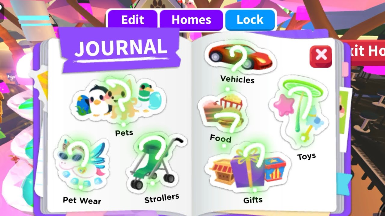 Roblox Adopt me: what I have and don’t have in my journals🤭 #adoptme # ...