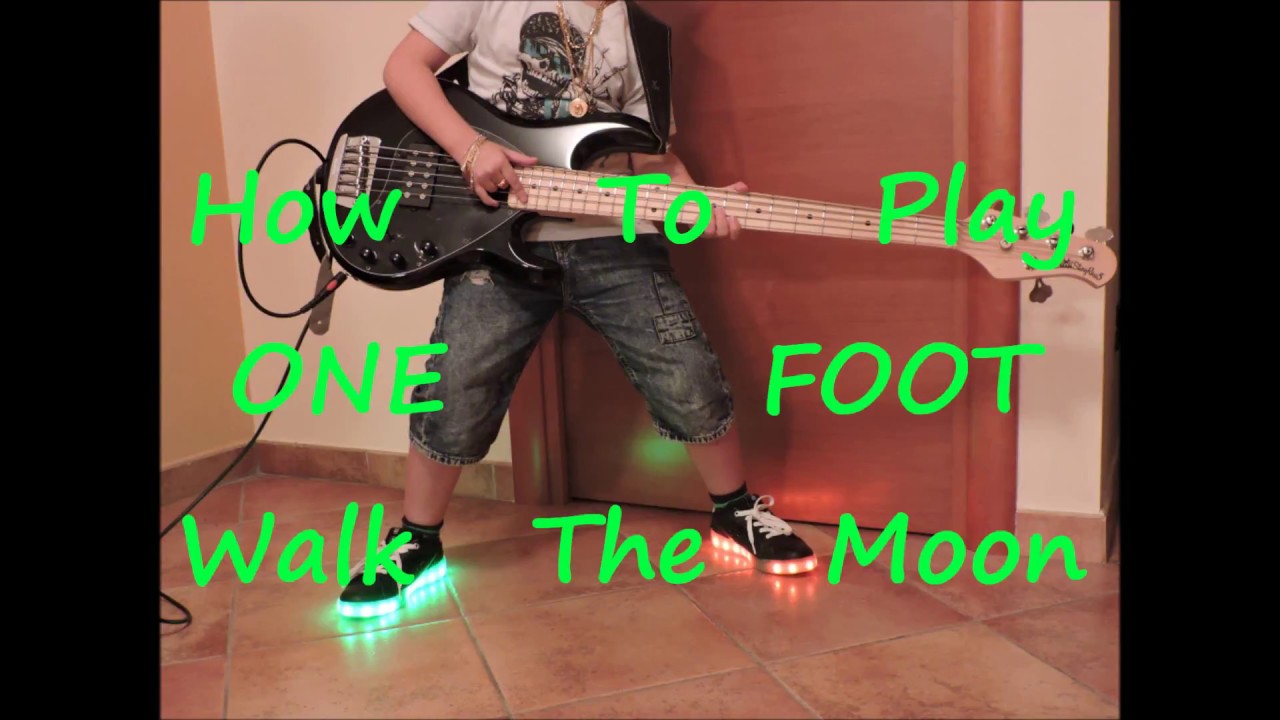 Walk The Moon One Foot (BASS HOW TO PLAY LESSON COVER) - YouTube