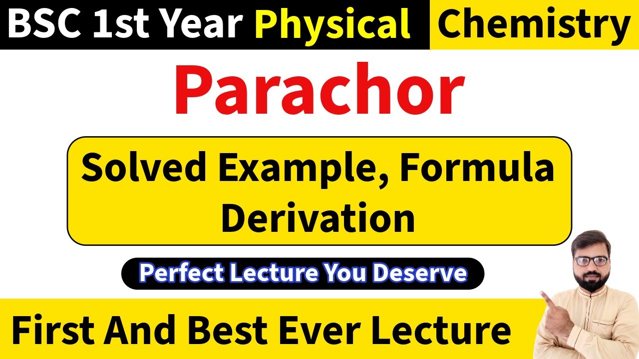 How to find Parachor of Different Compounds | Parachor Formula , Solved ...