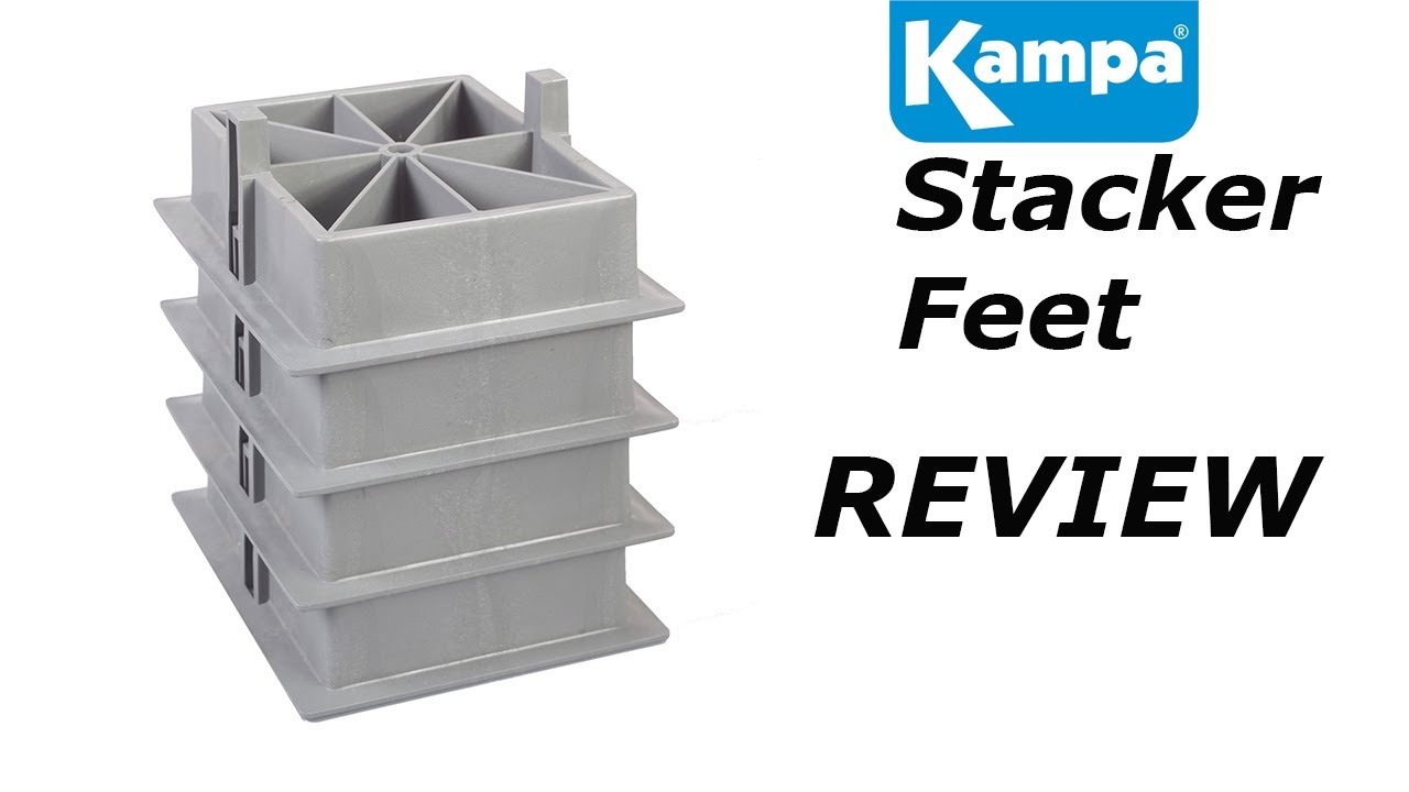 Kampa Caravan Landing Pads & Stacker Feet - YouTube