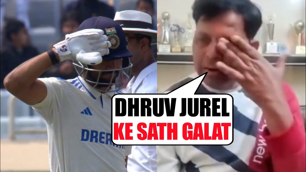 Dhruv Jurel Father Emotional Reaction on Salut Celebration Inning 90 ...
