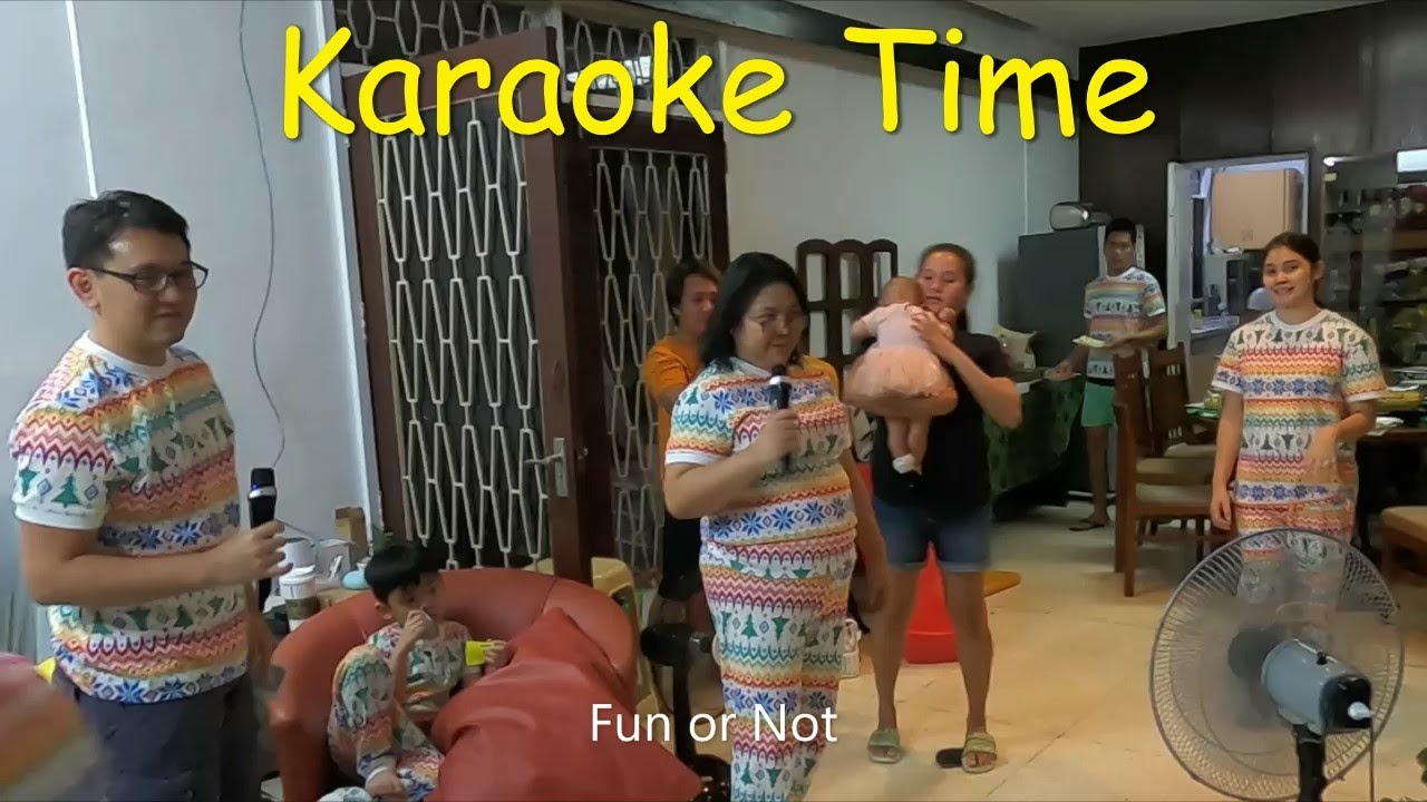Karaoke Fun | Christmas in the Philippines | Pinoy on Vacation ...
