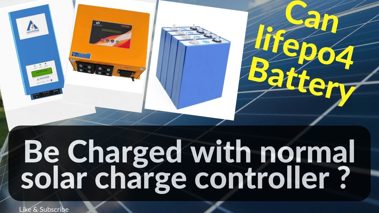 Solar Charge controller for lifepo4 prismatic battery - YouTube