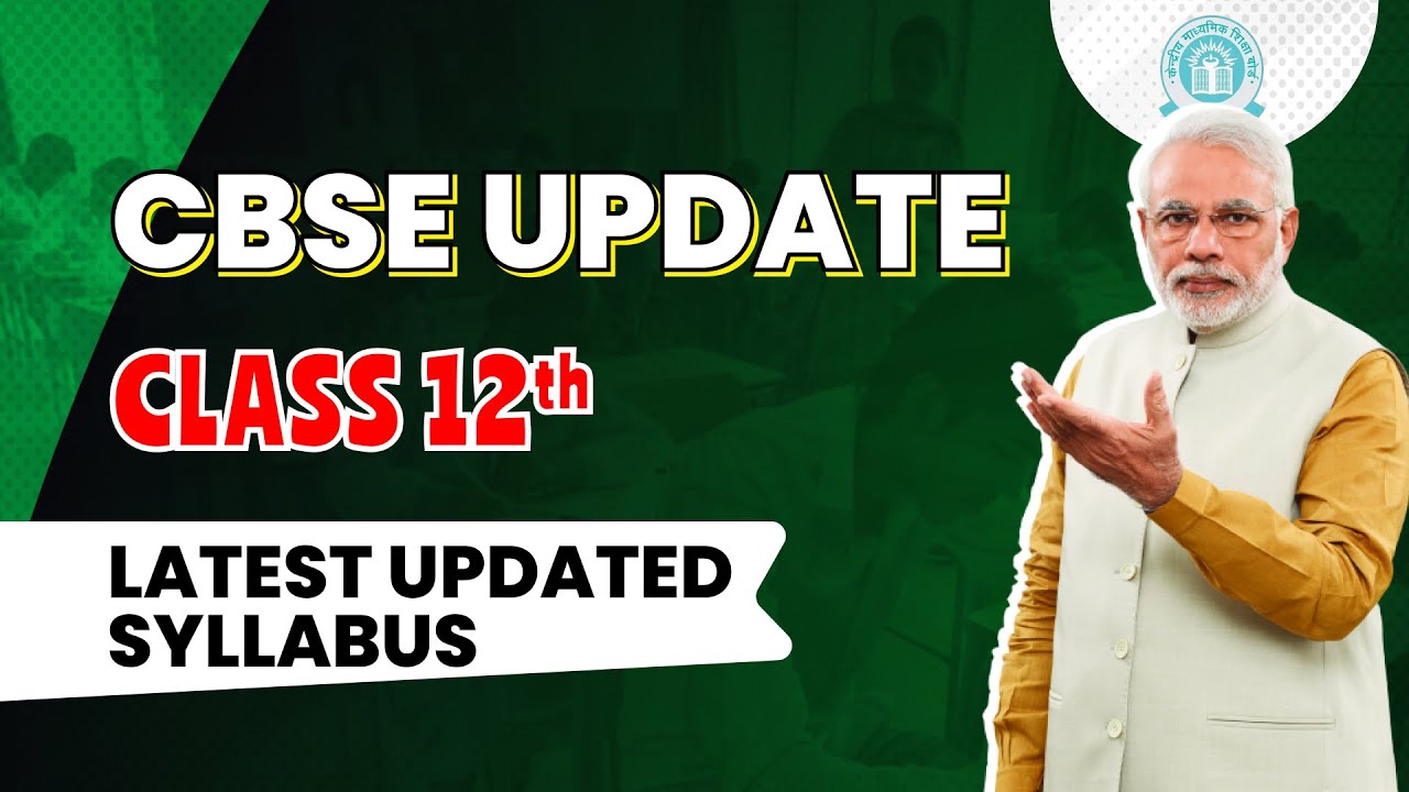 cbse syllabus class 12 2023 to 2024 | class 12 cbse syllabus pdf - YouTube