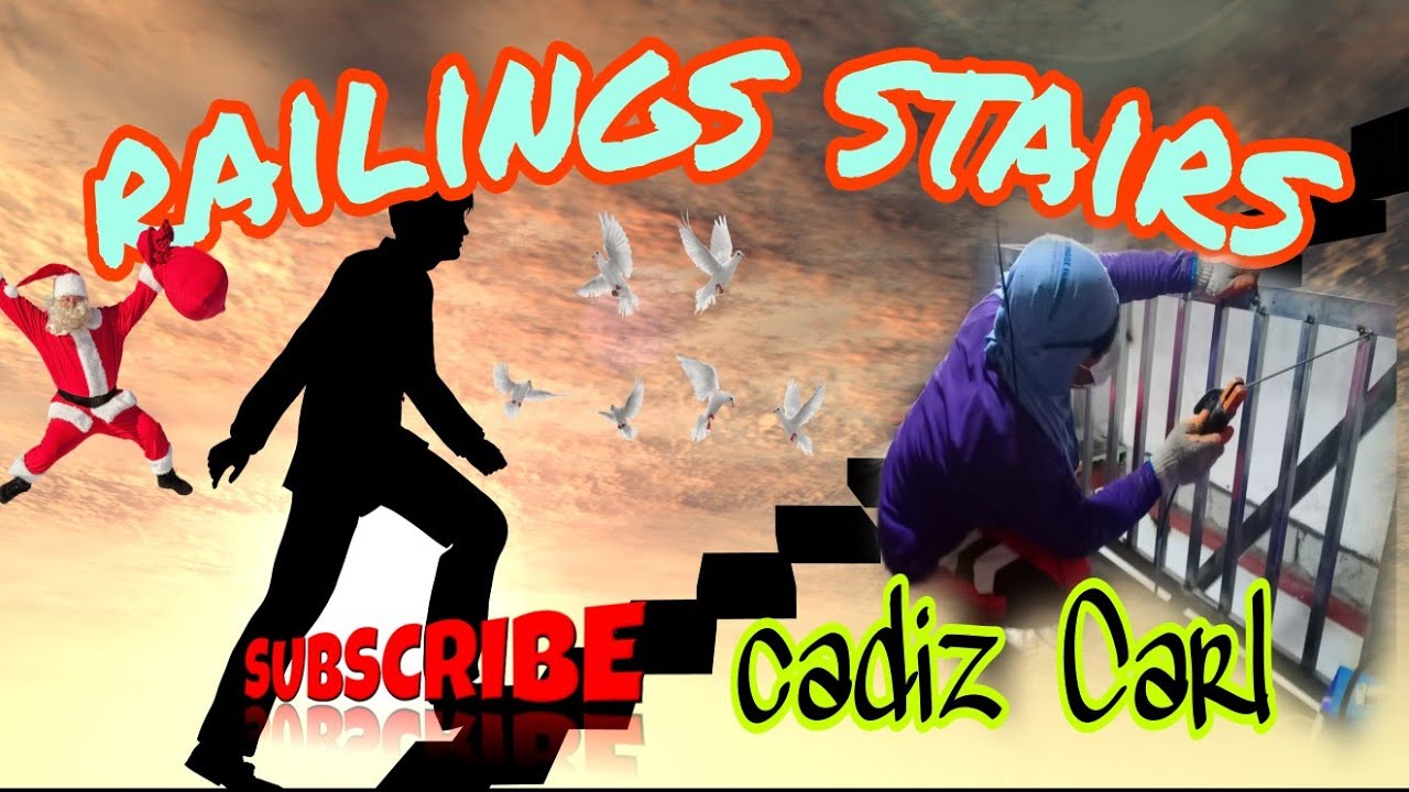 stairs/railings finish#cadiz carl - YouTube
