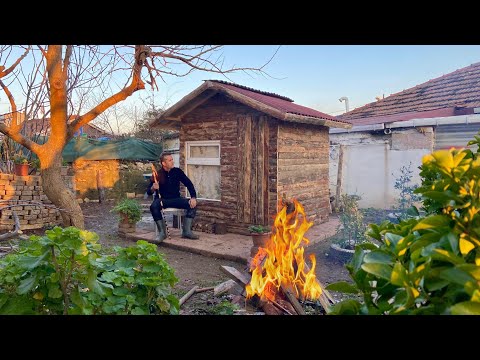 Ahşap Kulübe Yapımı - Köyde Yaşam